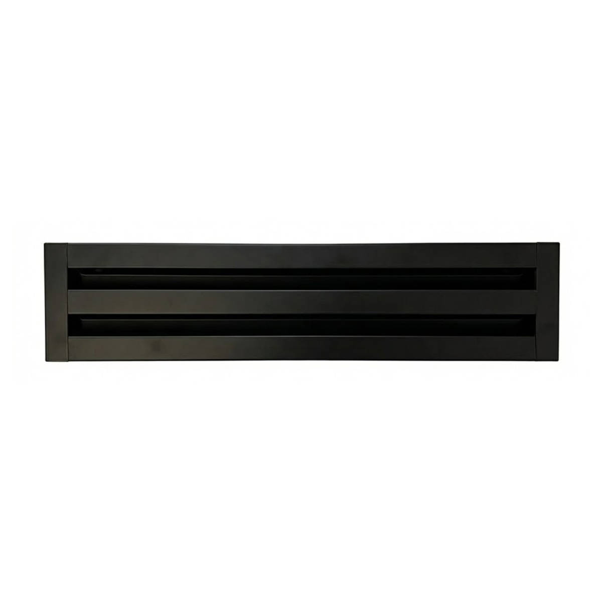 20" Linear Slot Diffuser | 2 Slot | Black Aluminum Ceiling & Wall Vent ...